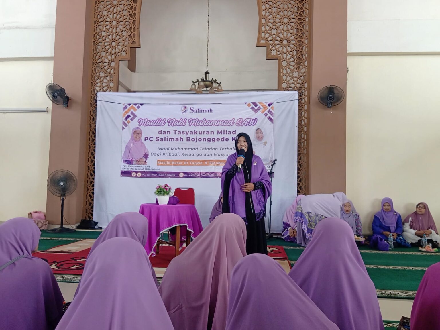 Salimah Bojonggede Gelar Pengajian Maulid Nabi dan Tasyakuran Milad ke ...
