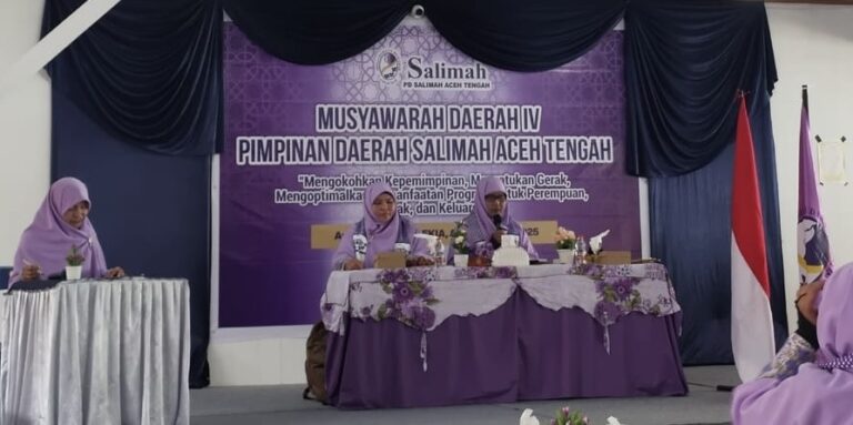 Musda IV, Munawarah Kembali Pimpin Salimah Aceh Tengah – Salimah ...